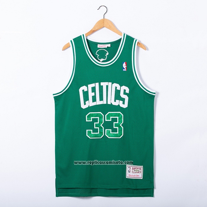 Camiseta Boston Celtics Larry Bird #33 Snakeskin Hardwood Classics 2021 ...